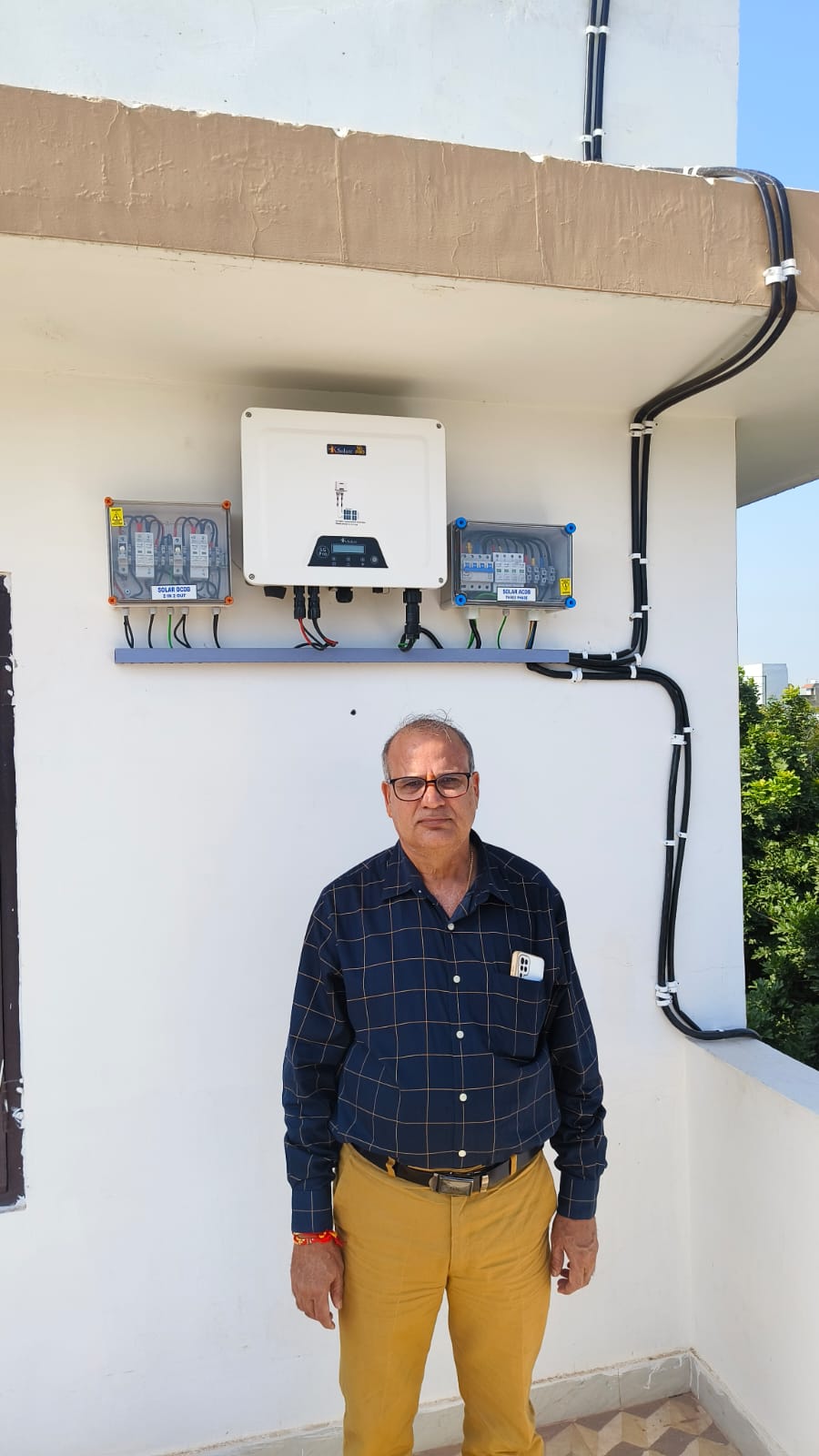 10KW, On Ashok Kumar Sharma's Home In Govindpura, Jaipur - Solaroof Solution